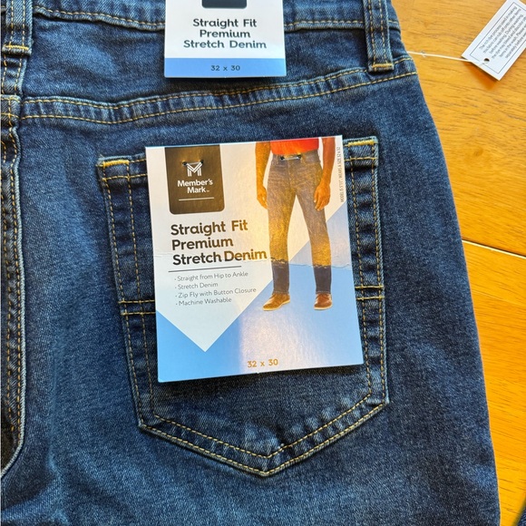 Member's Mark | Jeans | Members Mark Mens Straight Fit Jeans Blue ...